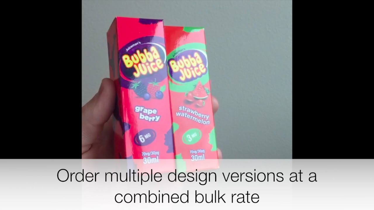 eLiquid Packaging from YourBoxSolution.com - YouTube