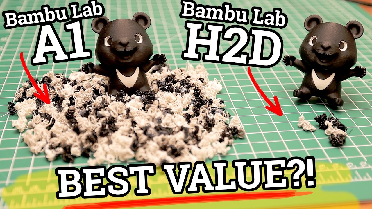 Bambu Lab H2D vs Bambu Lab A1 - How Much Will You Save? Which One For ...