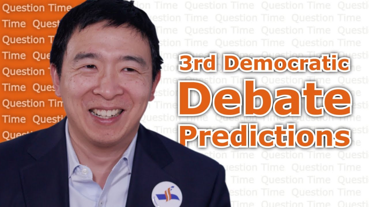 3rd Democratic Debate Predictions - 2020 Election | QT Politics - YouTube