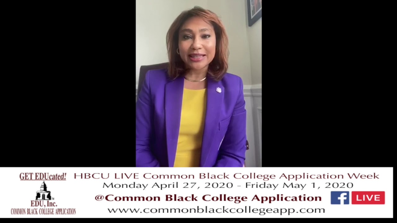 HBCU LIVE Common Black College Application Week - YouTube