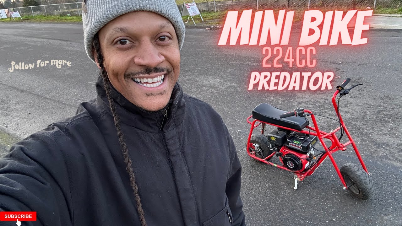 Epic Mini-Bike Ride: 224cc Predator Maxx Engine! - YouTube