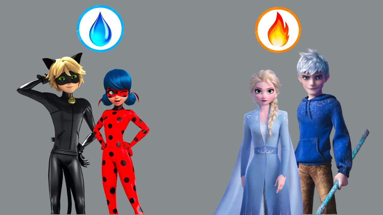 Miraculous Ladybug & Elsa Glow Up Into Elemental Ember Lumen, Brook ...