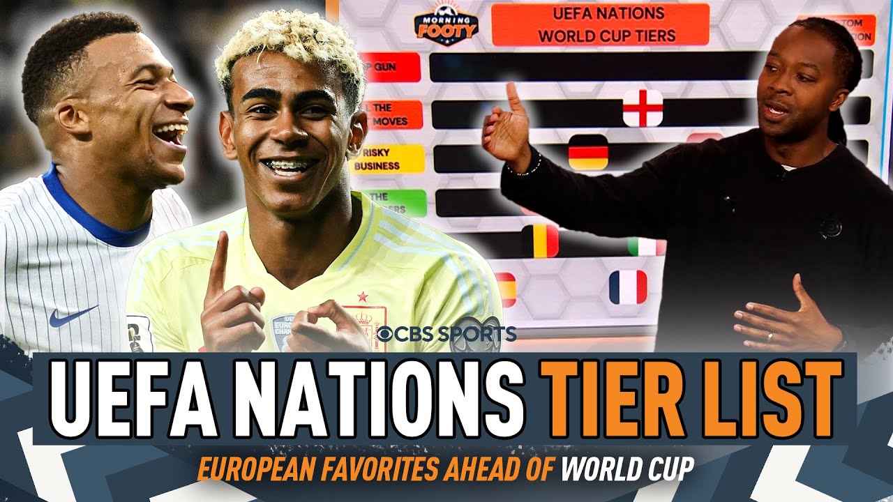 UEFA Nations TIER LIST: FAVORITES to Win World Cup | Spain, France ...
