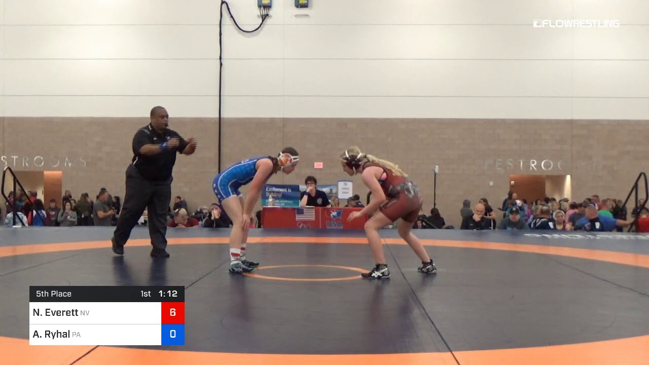 127 Lbs 5th Place Natalee Everett Team Nevada Vs Avry Ryhal Team ...