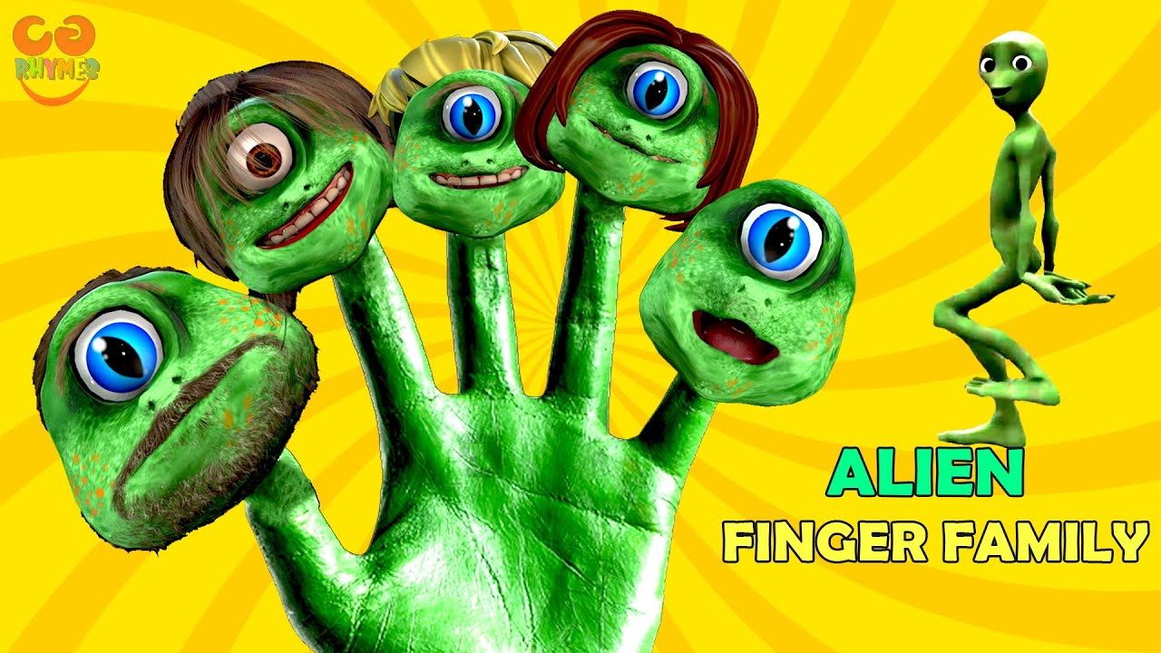 Alien Finger Family Song – Funny Video of Dame Tu Cosita Remix Alien ...