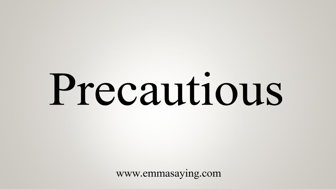 How To Say Precautious - YouTube