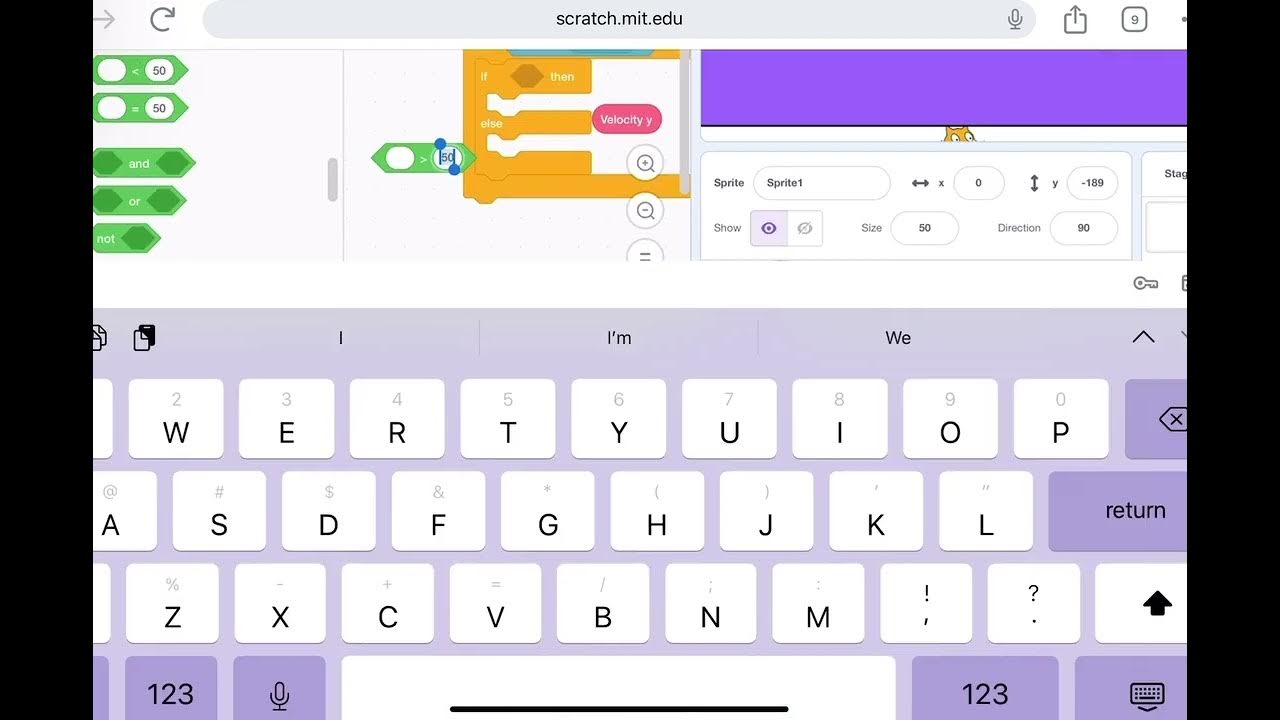 How to make gravity and wall collisions in scratch!!!! - YouTube