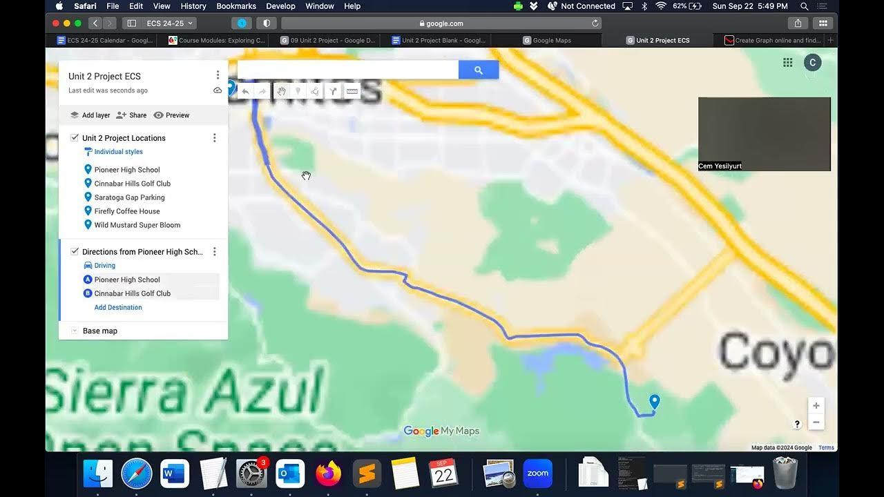 Unit 2 Project ECS Google Maps Tutorial - YouTube