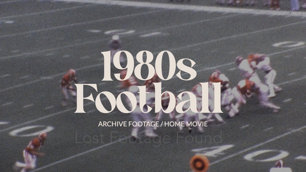 Archive footage of Rutgers vs. Alabama Football Game | 1980s home movie ...