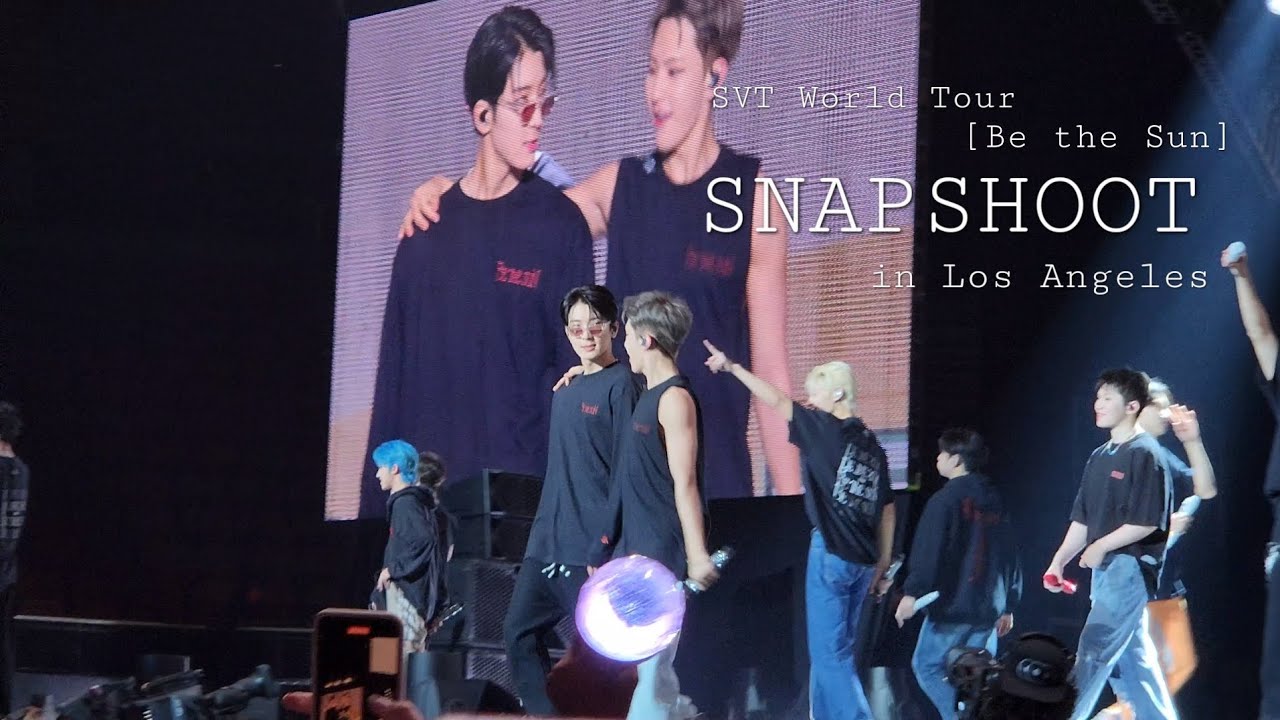 220817 세븐틴 (Seventeen) - 스냅슛 SnapShoot | Be the Sun in Los Angeles | 비더썬 로스엔젤레스 - YouTube