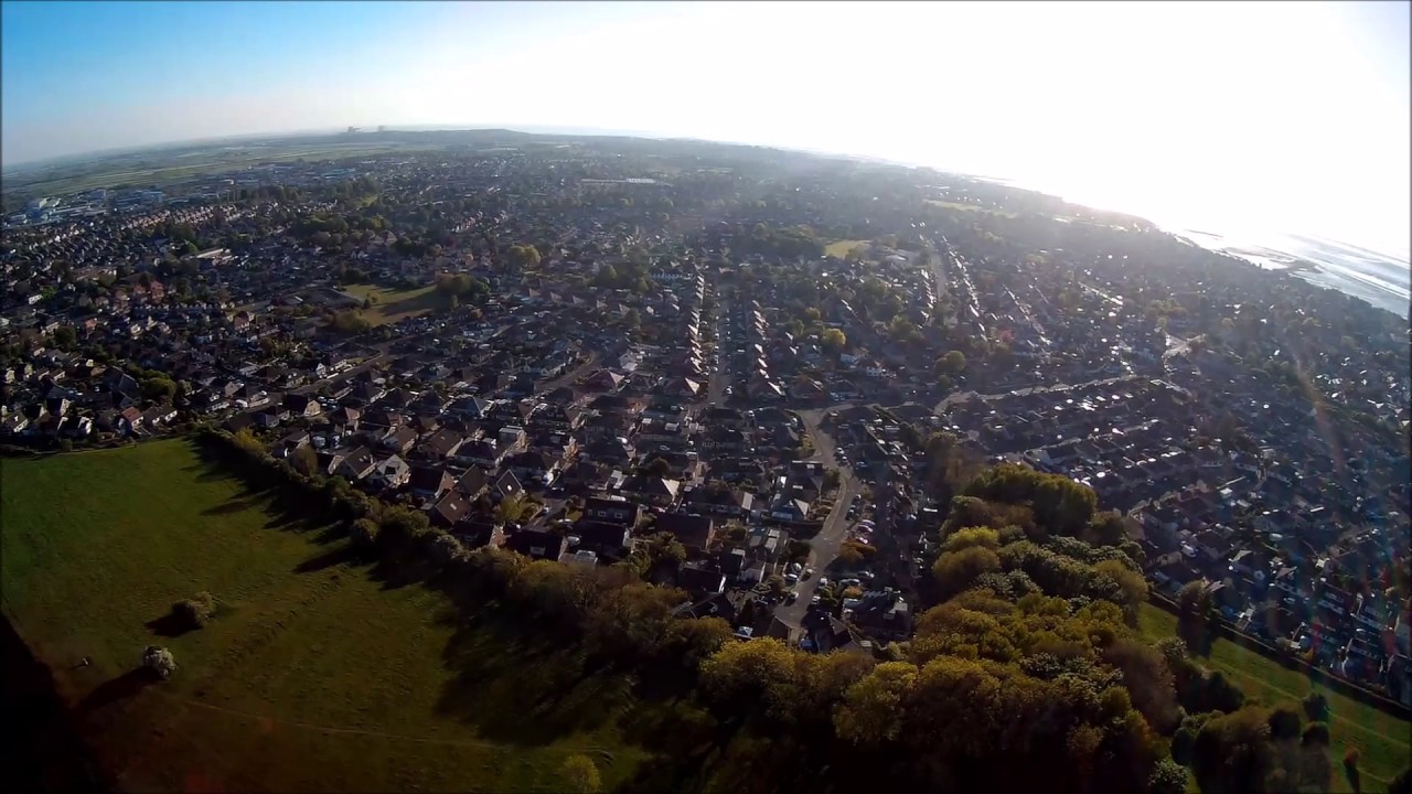 Torrisholme Barrow Flight on a calm day - YouTube