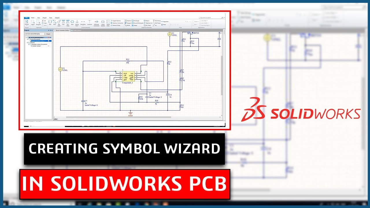 Creating Symbol Wizard in SOLIDWORKS PCB - YouTube