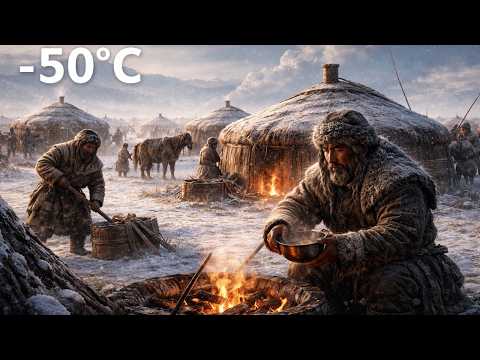 How Mongols Survived the Steppe at -50°C - Secrets of Ancient Nomad Camps