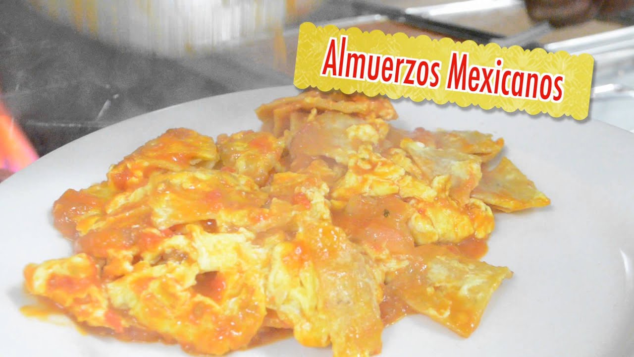 Almuerzos Mexicanos. Migas. - YouTube