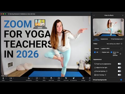 Zoom Settings for Online Yoga Teachers in 2026