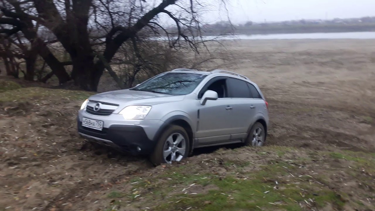 Test drive OPEL ANTARA 2008 part ll, off road - YouTube
