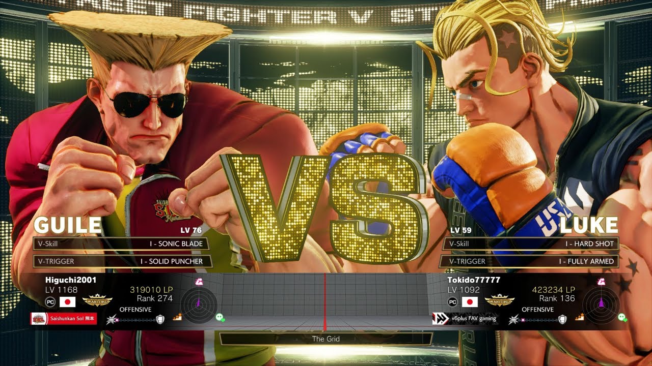 SFV Champion Edition 🔥 Higuchi (Guile) Vs Tokido (Luke)🔥 Online Matchs ...