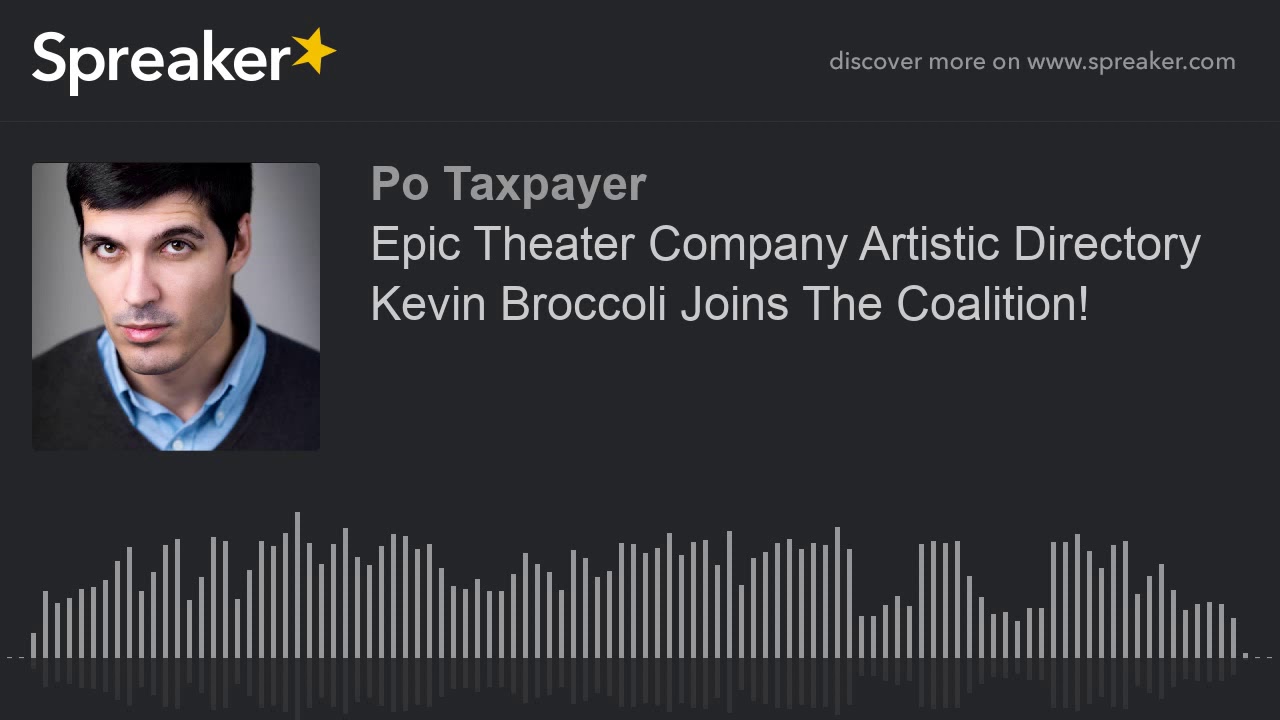 Epic Theater Company Artistic Directory Kevin Broccoli Joins The ...