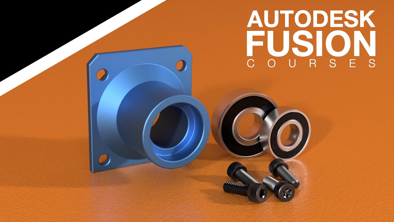 Autodesk Fusion Intermediate Course - 4/10 - Bearing Housing Assembly 4-Stroke RC Engine (2025 ...