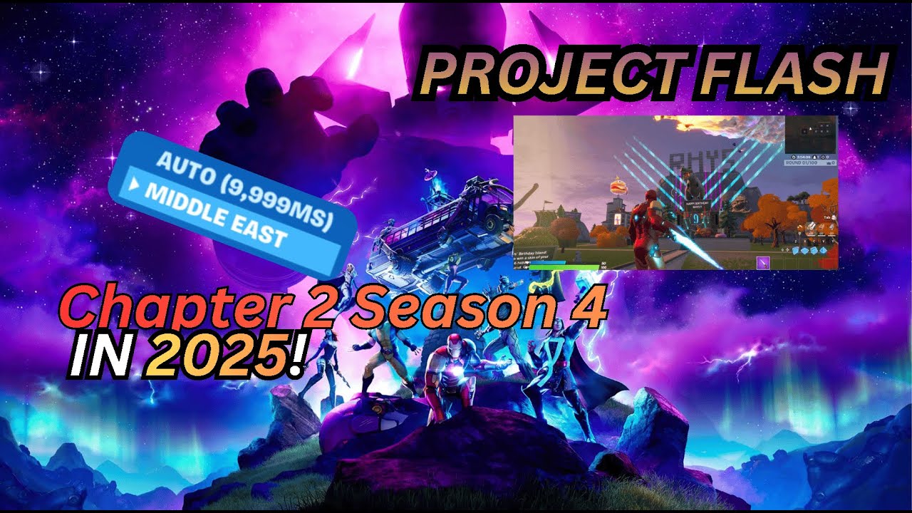 HOW TO PLAY CHAPTER 2 SEASON 4 IN 2025 PROJECT FLASH TUTORIAL - YouTube