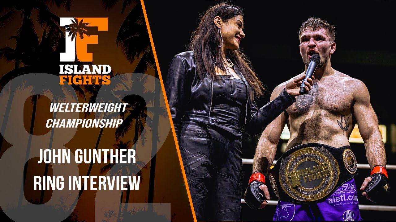 Island Fights 82: John Gunter Ring Interview - YouTube