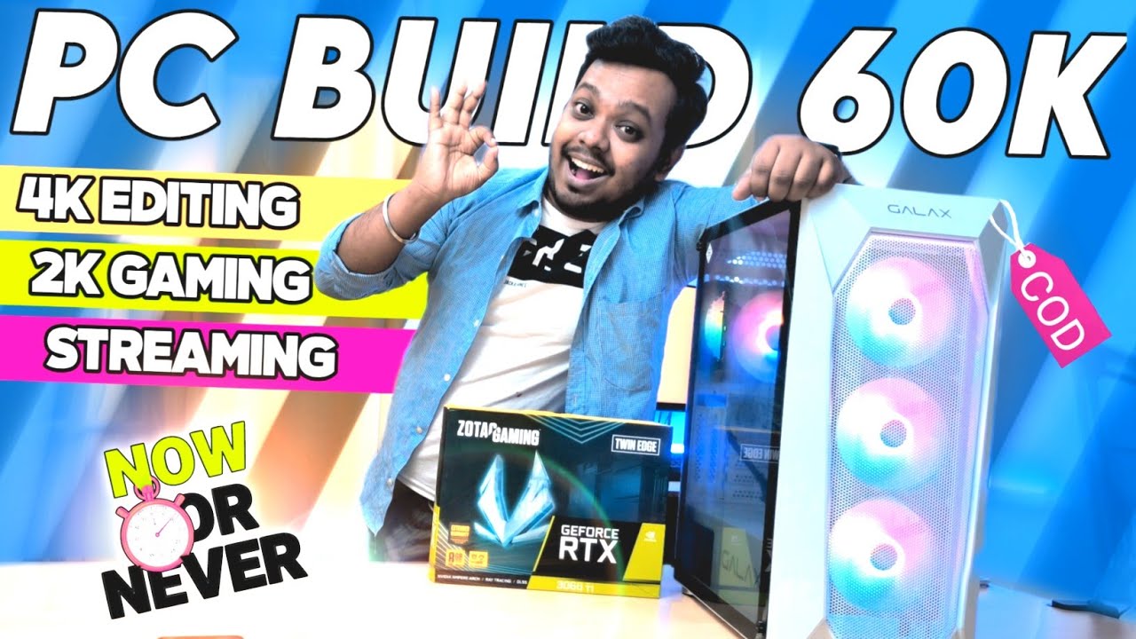 Pc build under 60000 Your Dream Pc is Here 🔥 For Gaming Streaming | Pc ...