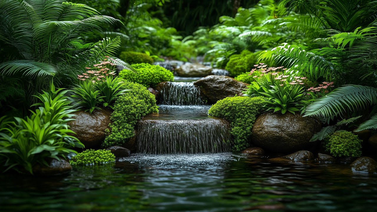 🍂 Gentle Water Ambience 🌿 Relieves Tension, Calms the Nervous System ...