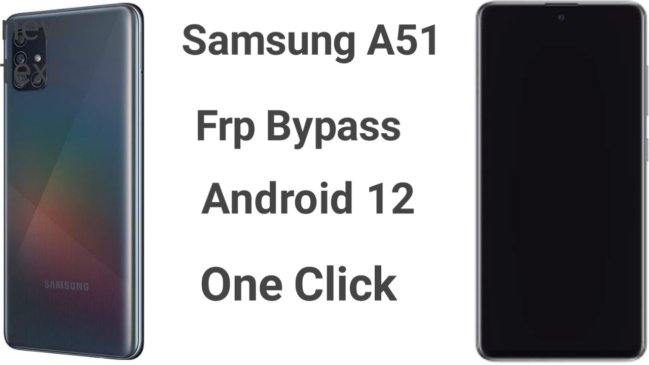 Samsung A51 (A515F) U5 Frp Bypass Android 12 | With Free Tool | Tested ...