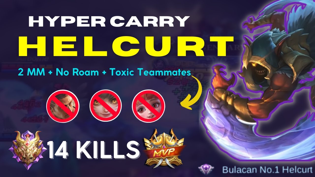 Hyper Carry Helcurt : How To Carry Your Toxic Team Solo Rank - YouTube
