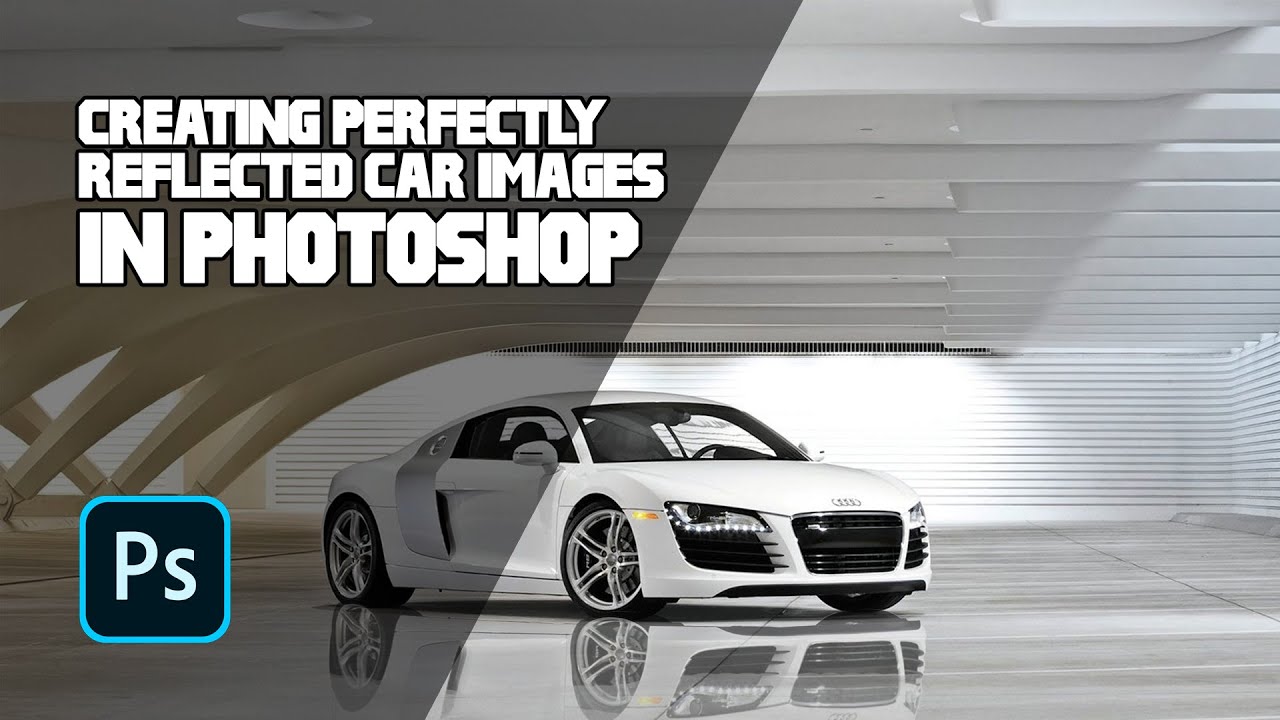 Creating Perfectly Reflected Car Images in Photoshop - YouTube