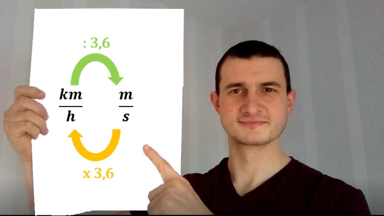 Umrechnung Km h In M s Physik YouTube
