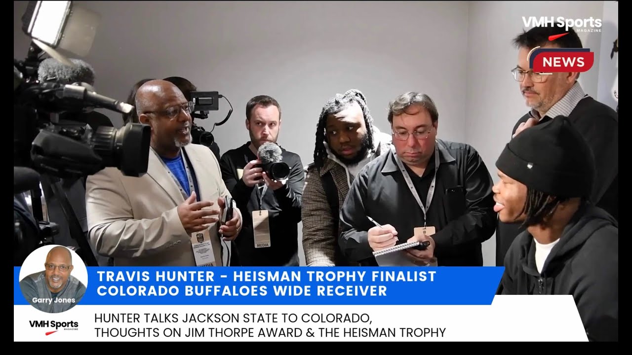 Travis Hunter Colorado Buff - Heisman Finalist Speaks with Sports ...