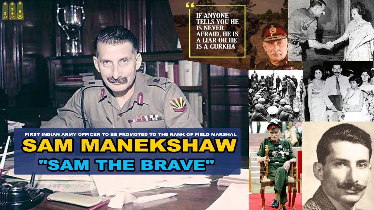 Life story of Sam Manekshaw | "Sam the Brave" | Indian army | Field ...
