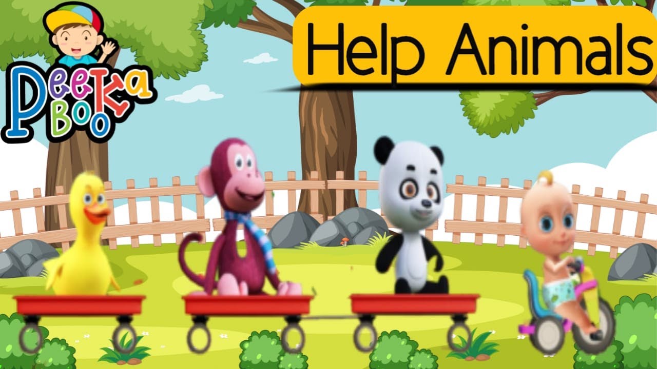 Help AnimalsI Animals are happy Story for kids by PeekaBoo - YouTube