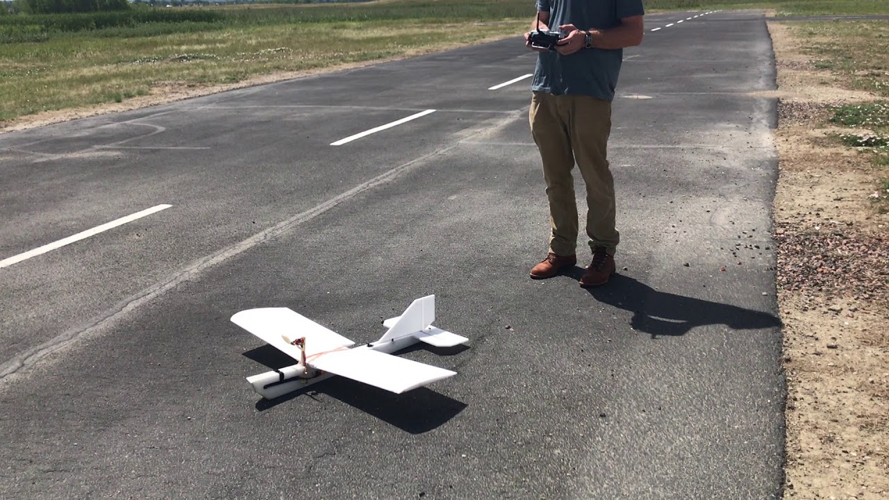 RC plane test 2 - YouTube