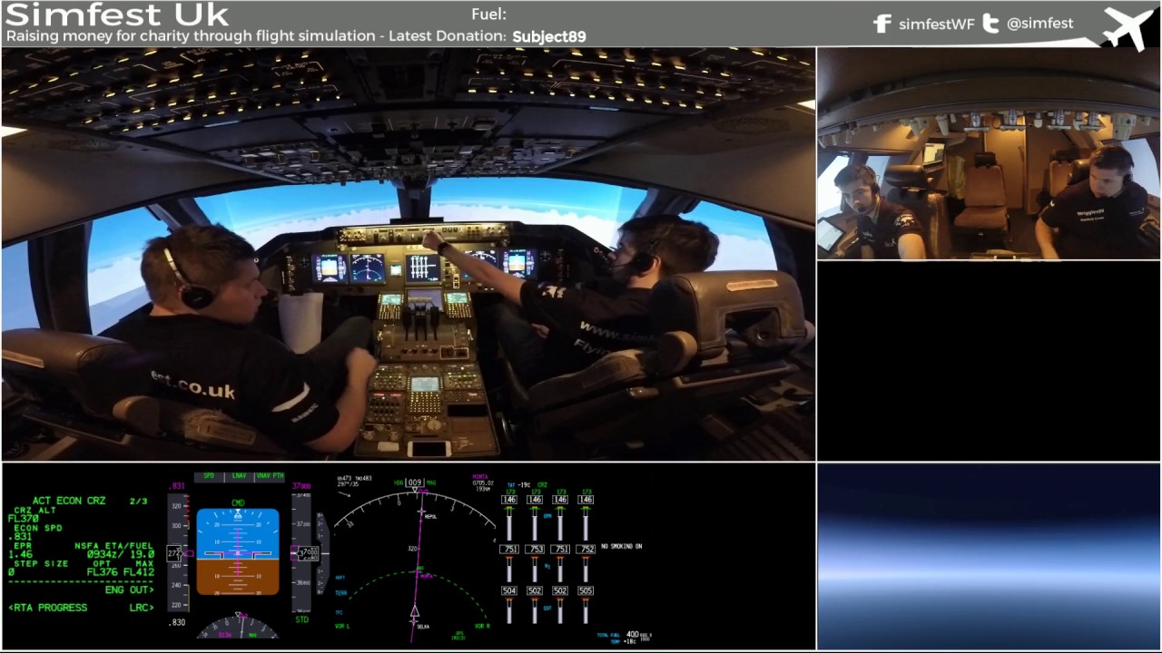Worldflight 2016: Leg 3 Auckland to Apia pt 2 Simfest Boeing 747-400 ...