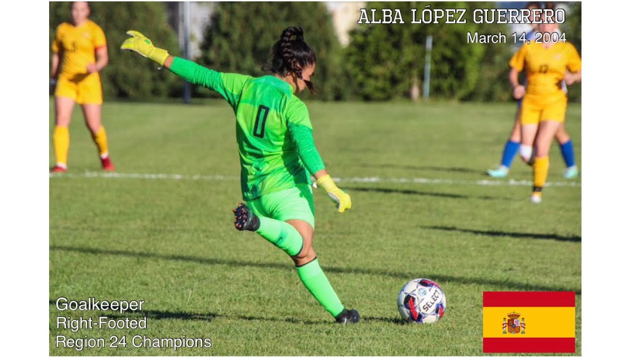 Alba Lopez Guerrero- (Goalkeeper) Highlights - YouTube