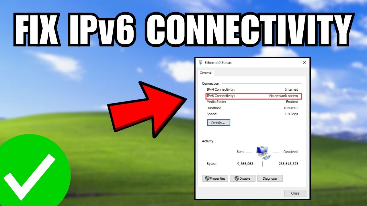 How To Fix IPv6 Connectivity No Network Access Error in Windows - YouTube