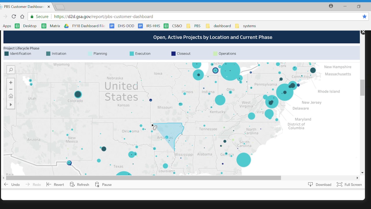 PBS Customer Dashboard: How To Interact with Maps, Charts and Diagrams ...