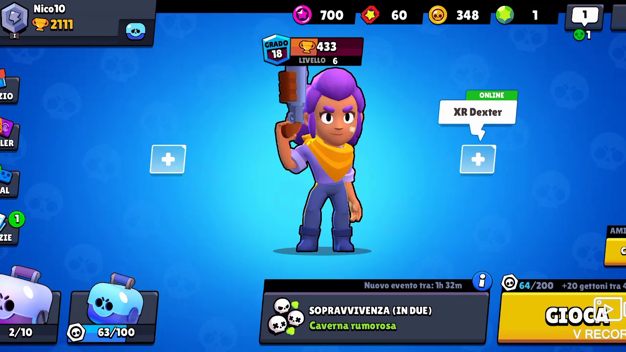 Gioco con Dexter a Brawl Stars - YouTube