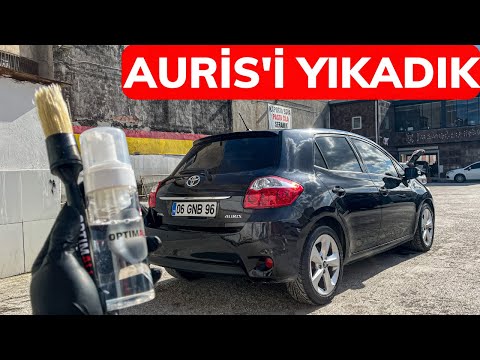 BENZİNLİKTE AURİS'İ YIKADIM | SIFIR GİBİ OLDU | YENİ TEMİZLİK ÜRÜNLERİ | OPTİMALL DETAİL STORE