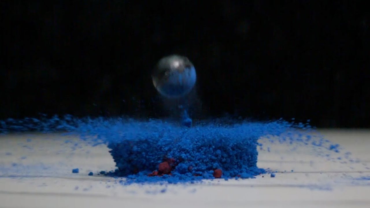 satisfying video Slow motion falling of objects Chronos 2.1 - YouTube