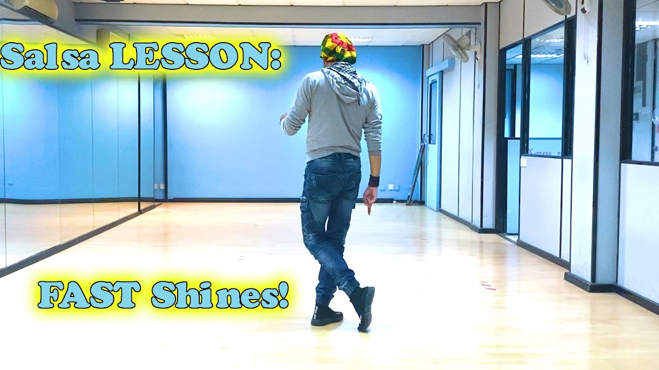 Funky Salsa Footwork~~ *LESSON* - YouTube
