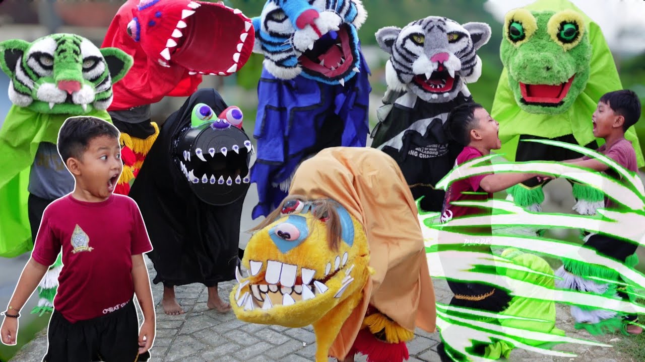 VICHO DAN SOLA BERGABUNG JADI BARONGAN // AKHIRNYA BARONGAN TENG GE ...
