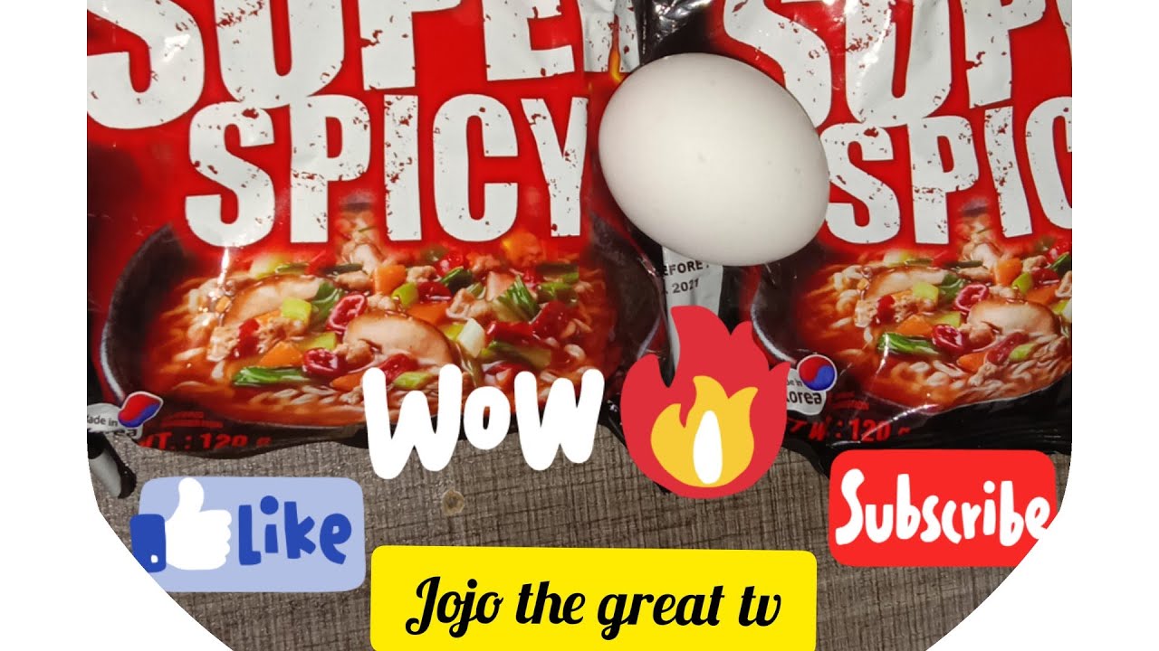 SUPER RED SPICY HOT CHALLENGE||NONGSHIM - YouTube