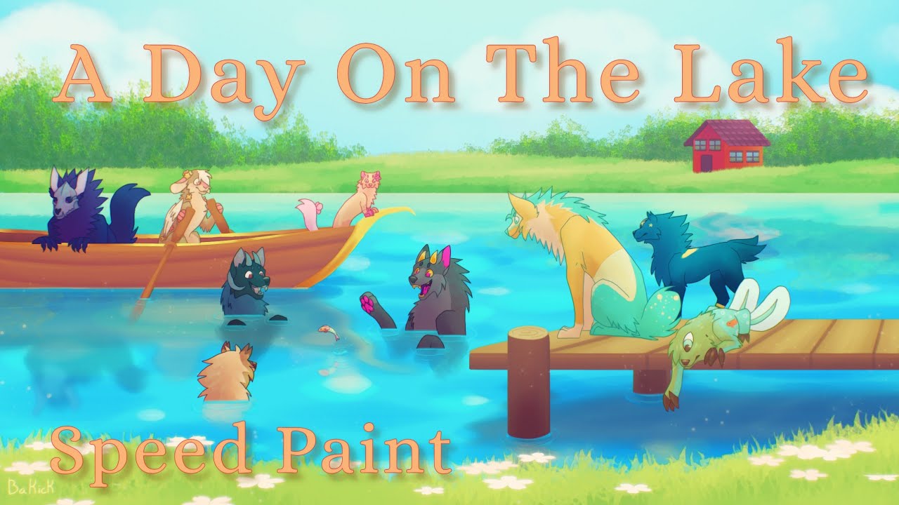 A Day On The Lake | Speed Paint | #Maxxartcontest - YouTube