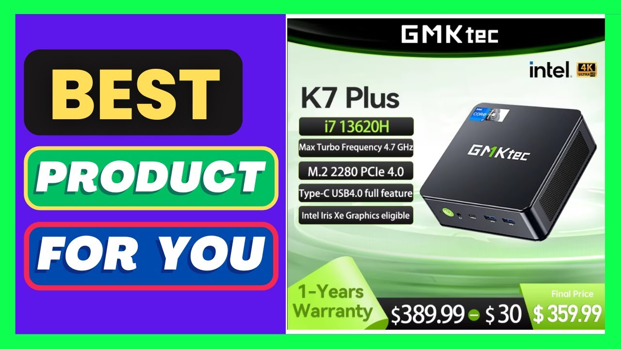 GMKtec Mini Pc K7 Plus Intel Core i7 13620H Nucbox - YouTube