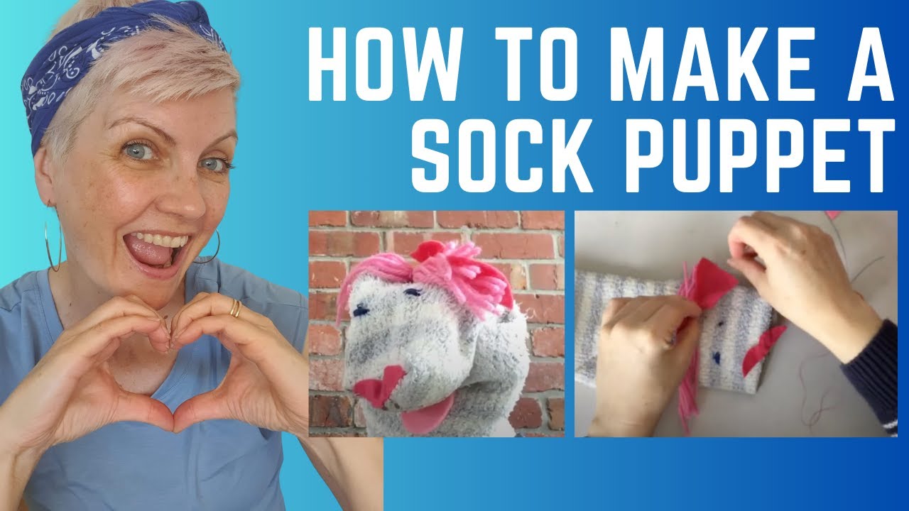 How to make a Sock Puppet - YouTube
