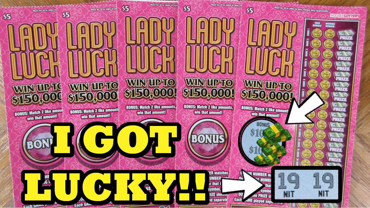 First WINS on New "Lady Luck" Scratch Off Lottery Tickets! - YouTube