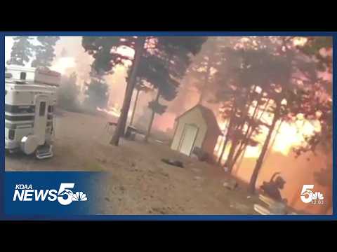 Watch How Quickly Colorado Wildfire Consumes Man's Property